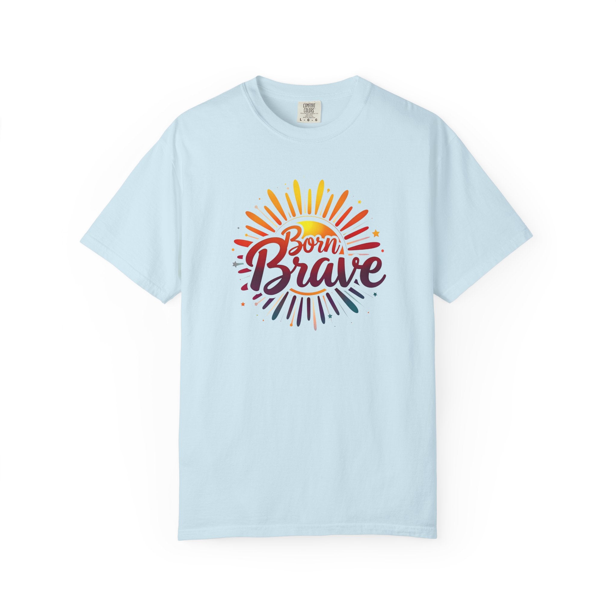 Born Brave Aries Affirmation T Shirt | Enchanted Sky